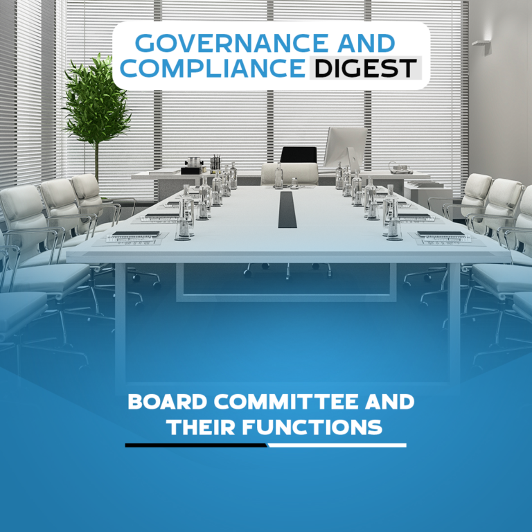 BOARD COMMITTEE AND THEIR FUNCTIONS – 1st Fiduciary