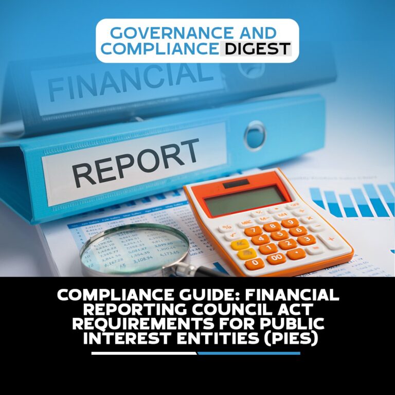 COMPLIANCE GUIDE: FINANCIAL REPORTING COUNCIL ACT REQUIREMENTS FOR ...